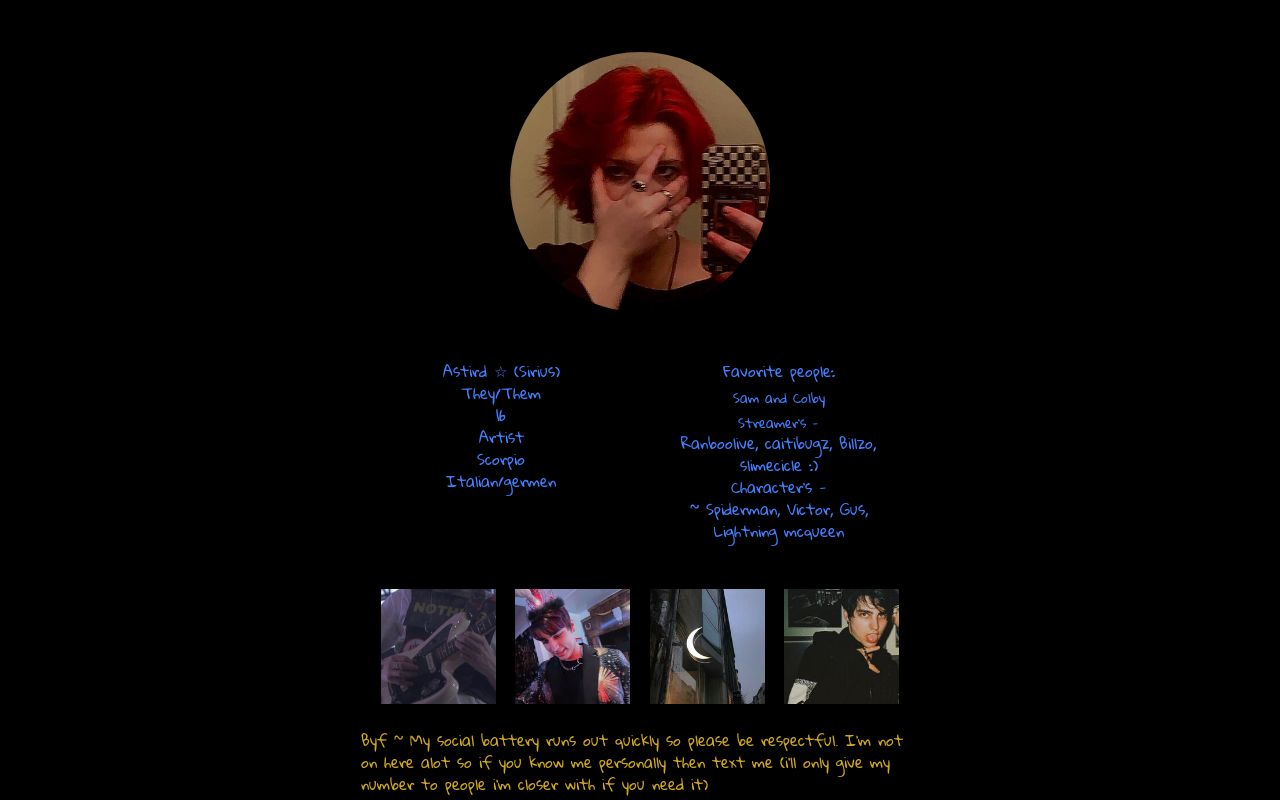 Astrid’s carrd :))